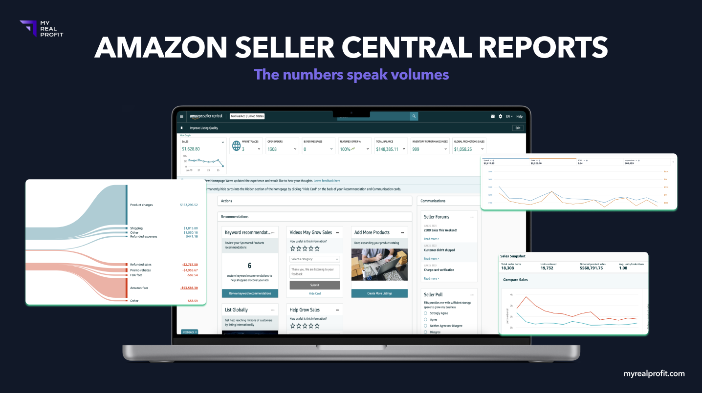 Amazon Seller Reports Guide: All Reports Explained With Links | MRP